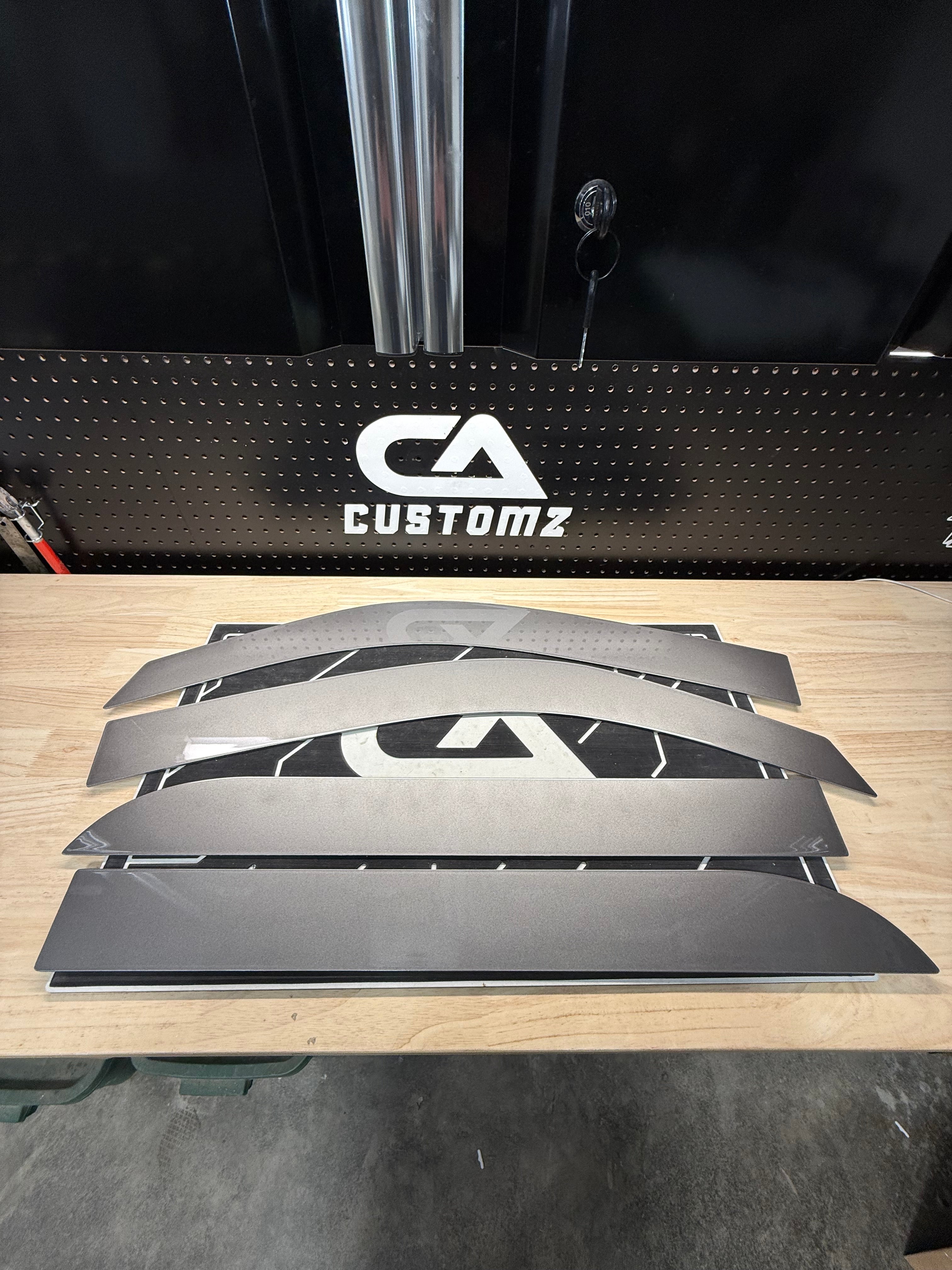2008-2013 Chevy/GMC ALUMINUM Paint Matched Rain Guards – CAcustomz